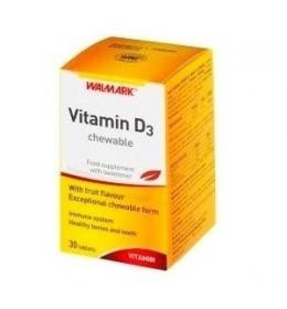 WALMARK VITAMIN D3 CHEWABLE 30'S | IBN RUSHD PHARMACY