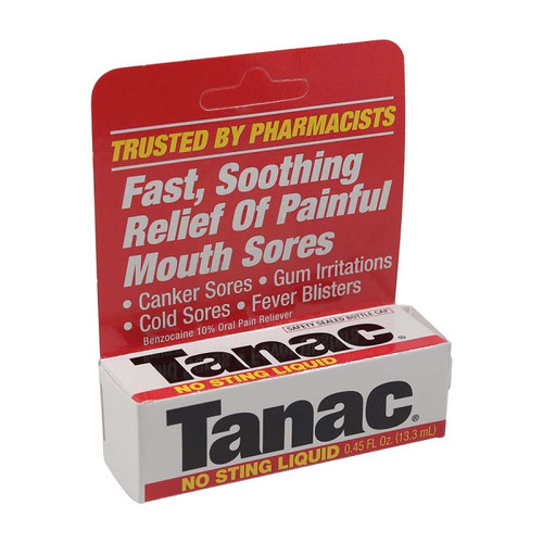 TANAC MOUTH SORES LIQUID 13.3ML | IBN RUSHD PHARMACY