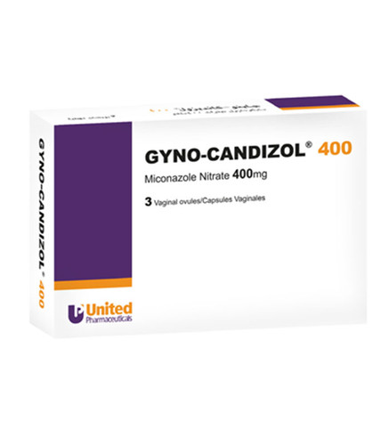 GYNO CANDIZOL 400 MG VAGINAL 3 OVULES | IBN RUSHD PHARMACY