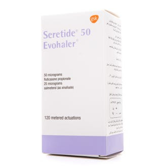 SERETIDE EVOHALER 50/25MCG | IBN RUSHD PHARMACY