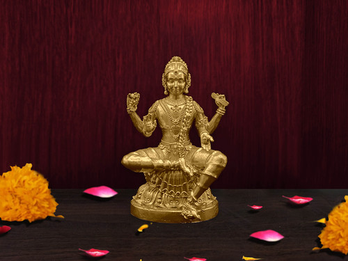 Brass Balambigai Idol – Goddess Statue for Pooja & Home Temple
