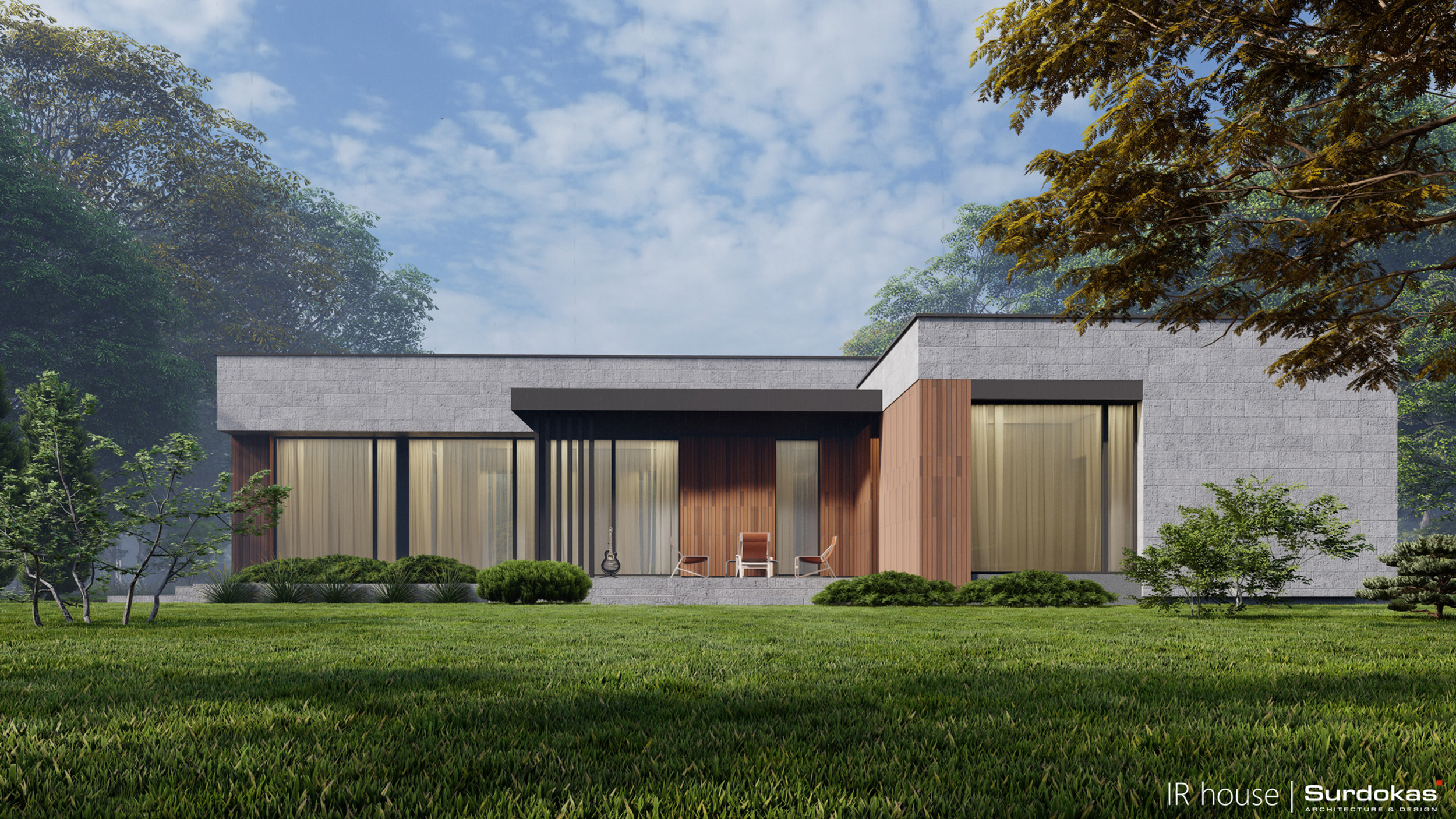 IR NAMAS | Modernaus namo projektas Kaune | Namų projektai | Surdokas