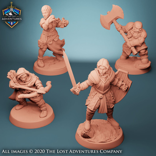 Hero Set 1 | Metalhead Minis