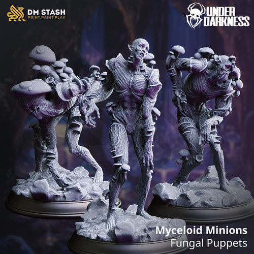 Fungal Zombies - Myceloid Minions | Metalhead Minis