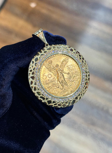 Authentic 22K Centenario &14K Bezel | Dunamys Jewelry