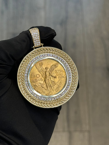 Authentic 22K Centenario & 14K Bezel | Dunamys Jewelry