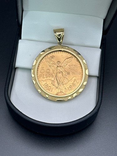 Authentic 22K Centenario & 14K Bezel | Dunamys Jewelry