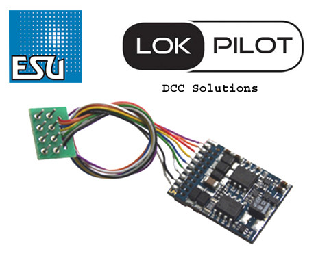 ESU 59620 LokPilot 5 DCC Non Sound Decoder - 8 Pin | DCC Solutions