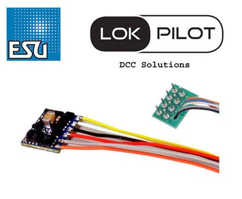 ESU 59810 LokPilot 5 Micro Non Sound Decoder - 8 Pin | DCC Solutions