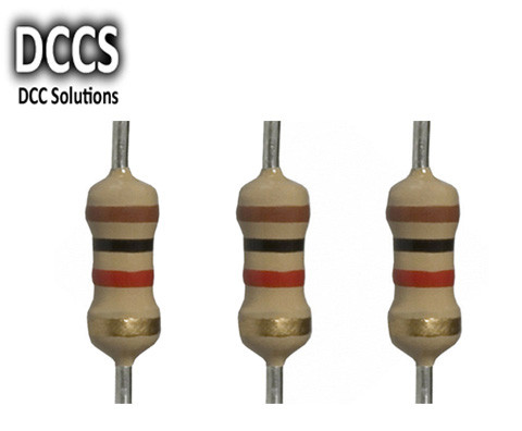 Nano Series Resistors 1k Ohm For LEDs (10 Pack) | DCC Solutions