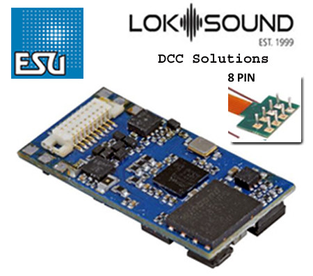 ESU 58820 LokSound 5 DCC Micro Blank Decoder - 8 Pin | DCC Solutions