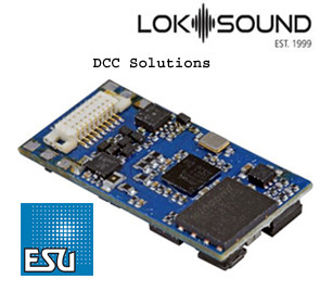 ESU 58828 LokSound 5 DCC Micro Blank Decoder with NEXT 18 Plug | DCC ...