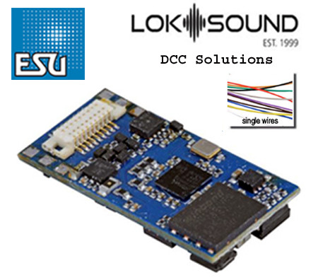 ESU 58823 LokSound 5 DCC Micro Blank Decoder with Single Wires | DCC ...