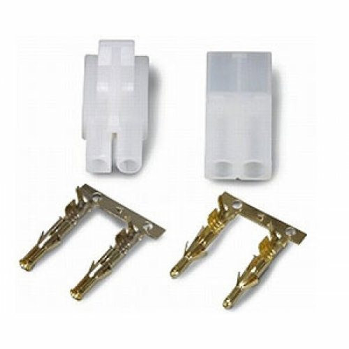 Tamiya batteri connector (housing/pin) - Rcbilen.no