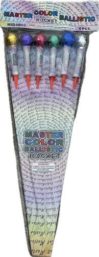 Master Ballistic Color Rockets | Discount Fireworks