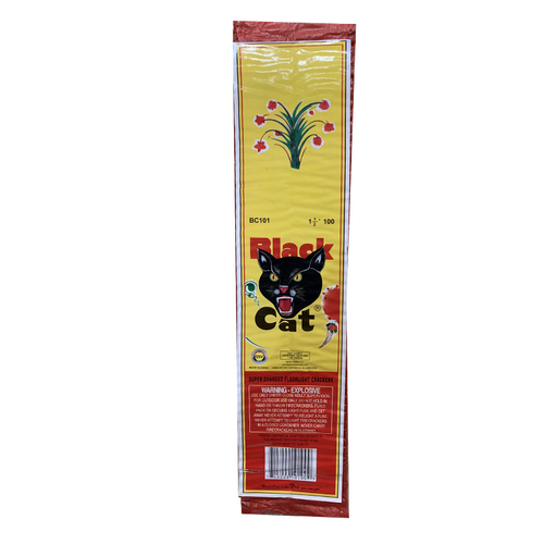 Firecrackers, Package of 100 (Black Cat) | Discount Fireworks