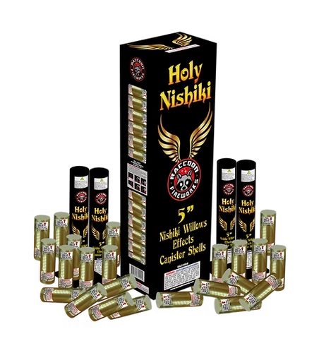 Holy Nishiki 5" Artillery (Raccoon) | Discount Fireworks