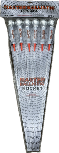 Master Ballistic Rocket 2 inch (Pkg of 6) | Discount Fireworks