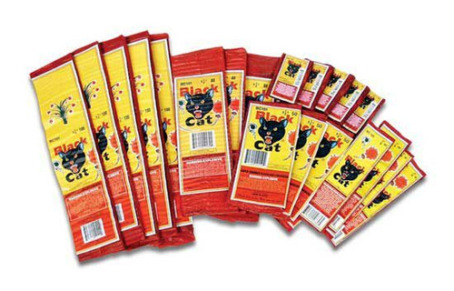 Firecrackers, Package of 16 (Black Cat) | Discount Fireworks
