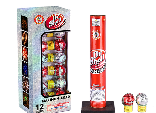 Dr Shell, 12 Ball Shells (Winda) | Discount Fireworks