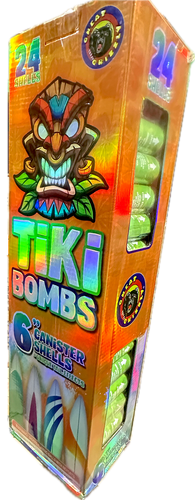 Tiki Bombs 6" Artillery Shells (24 pack) | Discount Fireworks