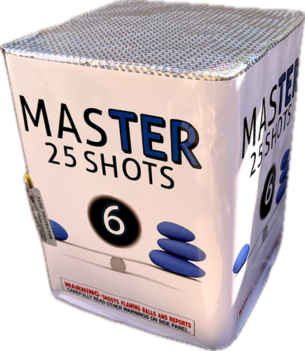 Master 6 25 Shots | Discount Fireworks