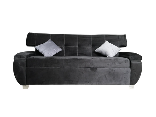 SOFA CAMA TELA FLIP FLOP NEGRA MOD. MARQUEZ | DPonce