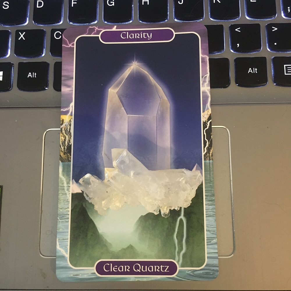 Clear Quartz: Clarity- Crystal Card Reading 7/31/20...