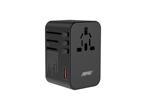 AMG-CT 75W GaN World Travel Adapter 5Ports 3C2A | HKShopNow