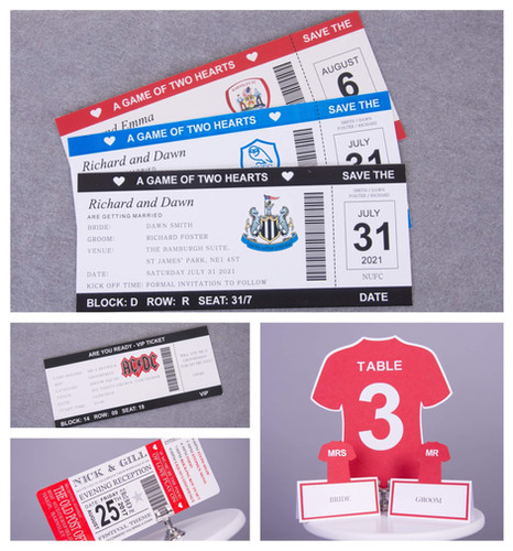 Ticket Invitation | Love & Lace Designs