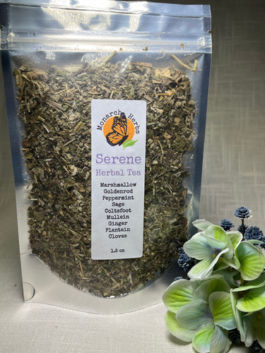 Serene Tea | Herbal Anti-Histamine Tea for Sore Throat & Cold Relief ...