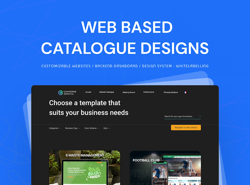 C2D Website catalogue Project