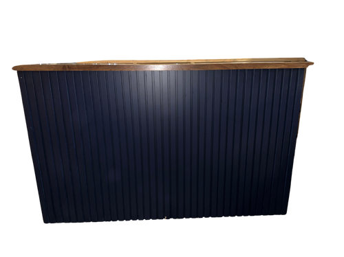 8' Navy Blue Bar Table | 1311 Consulting