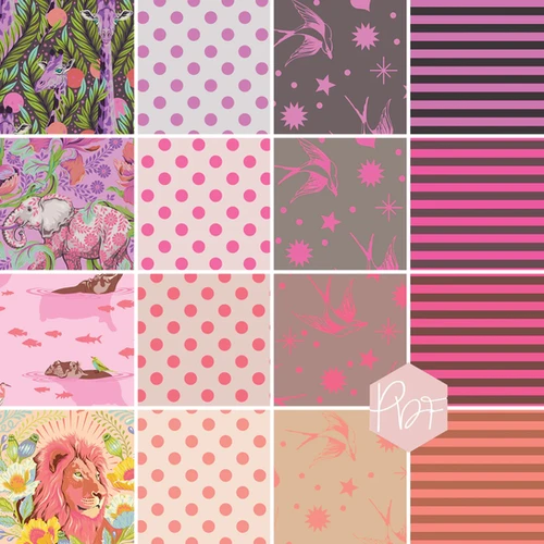 Tula Pink Everglow Sunrise F.Q Bundle | The Patchwork Studio