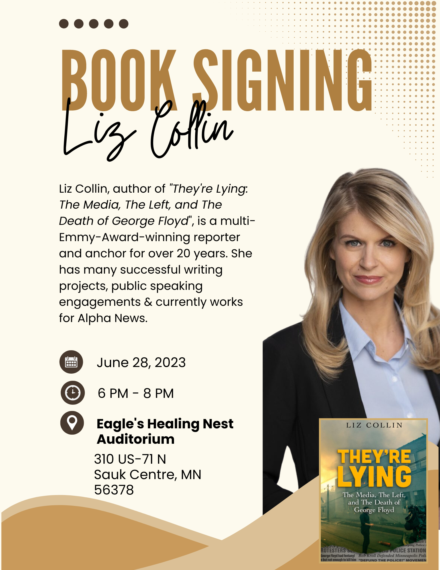 Liz Collin Book Signing | Eagle's Healing Nest