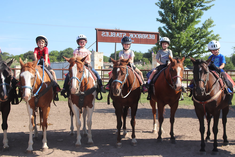 Riding School at Benbrook Stables for Homeschoolers