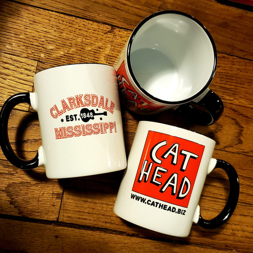 Two-tone "Cat Head/Clarksdale" mug | cathead