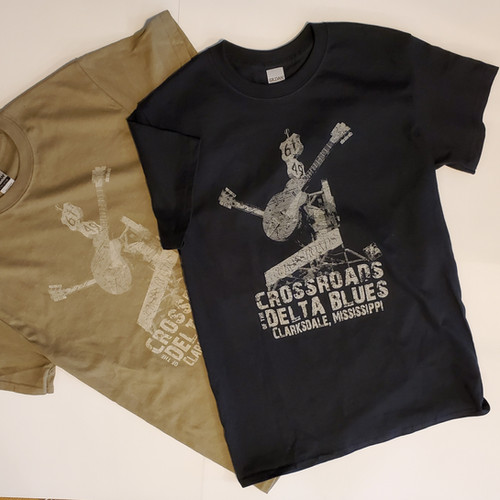 Crossroads Marker T-shirt in Black or Prairie Dust | cathead