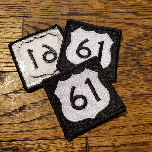 classic Highway 61 Sign patch (set of 3) | cathead
