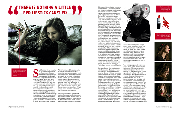 Double Page Spread Outline