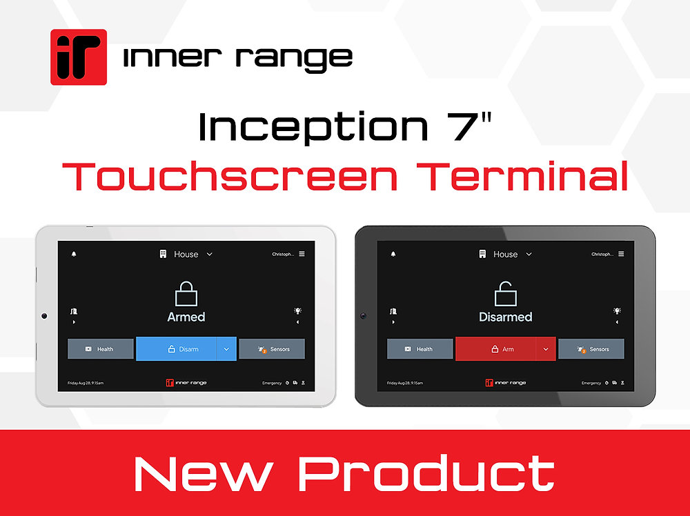 Inner Range releases new Inception 7" Touchscreen Terminal