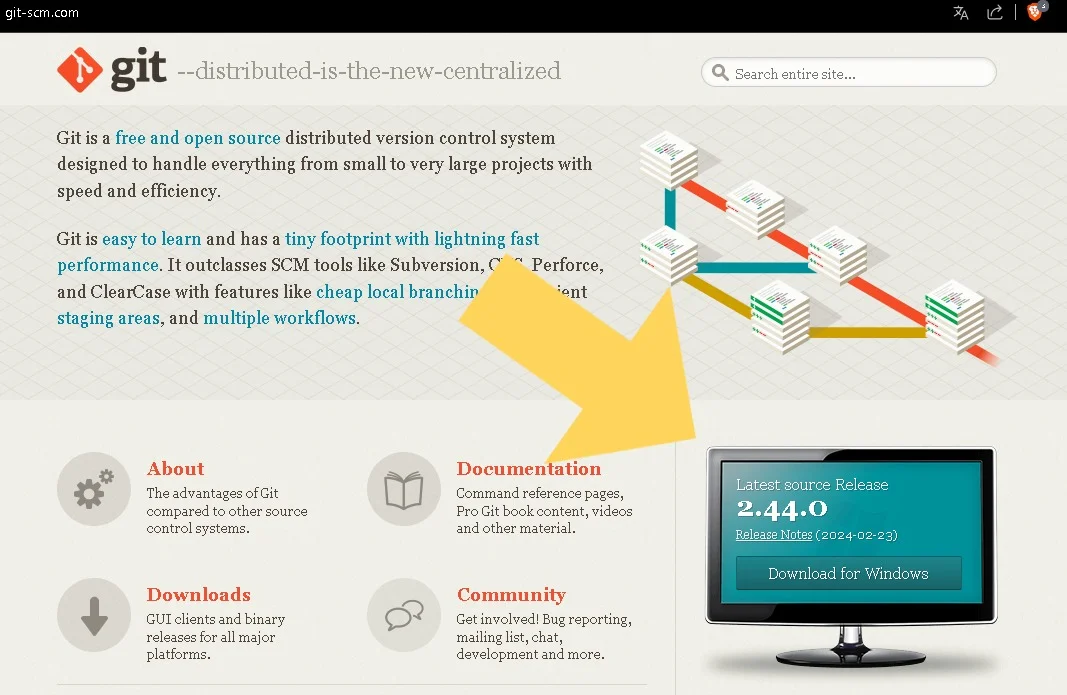 ¿CÓMO DESCARGAR GIT?