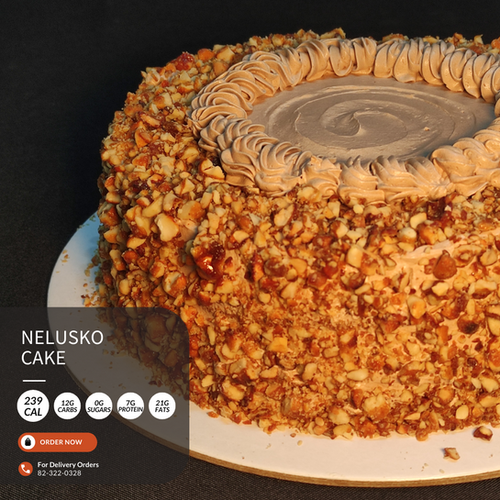 Keto Classic Nelusko Cake | Slimsnacksph