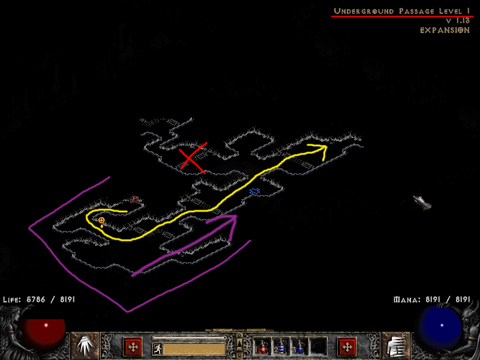 Diablo 2 map reveal - galaflo