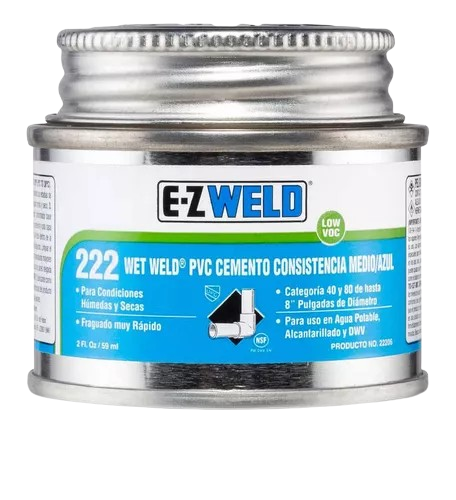 PEGAMENTO PARA PVC 222-06 LATA 59 ML (12PIEZAS) | Dicoculsa