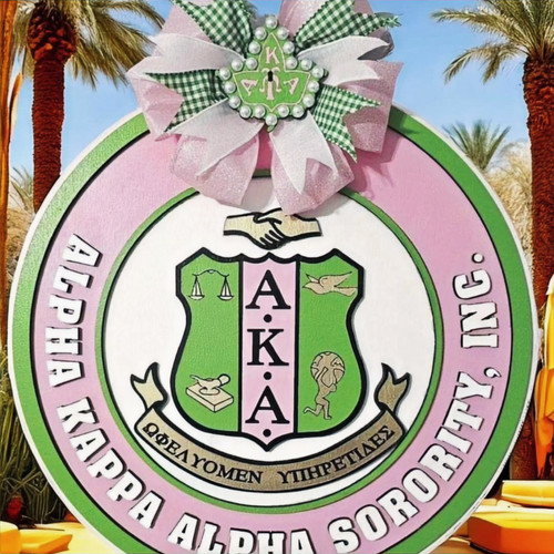 AKA Wall/Door Hanger | Blingin' Tees & Custom Creations