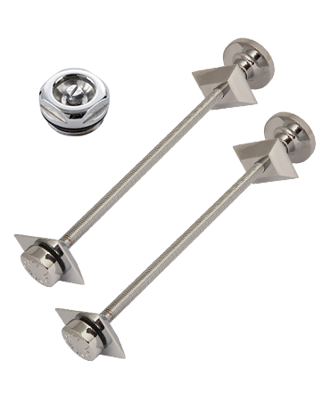 Luxury Wall Ties & Airvent (1/2") | Radiators Direct