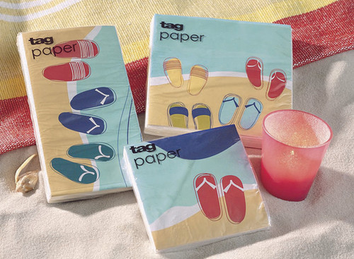 FLIP FLOP PAPER NAPKINS | The Coastal Lifestyle Company