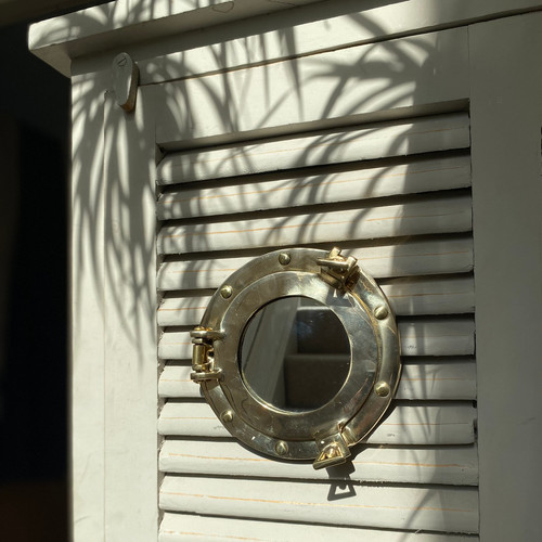 SMALL MARITIME BRASS PORTHOLE MIRROR | The Coastal Lifestyle Company