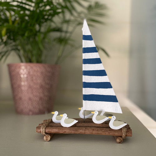 LARGE CASTAWAY RAFT DECORATION | Coastal Lifestyle Co